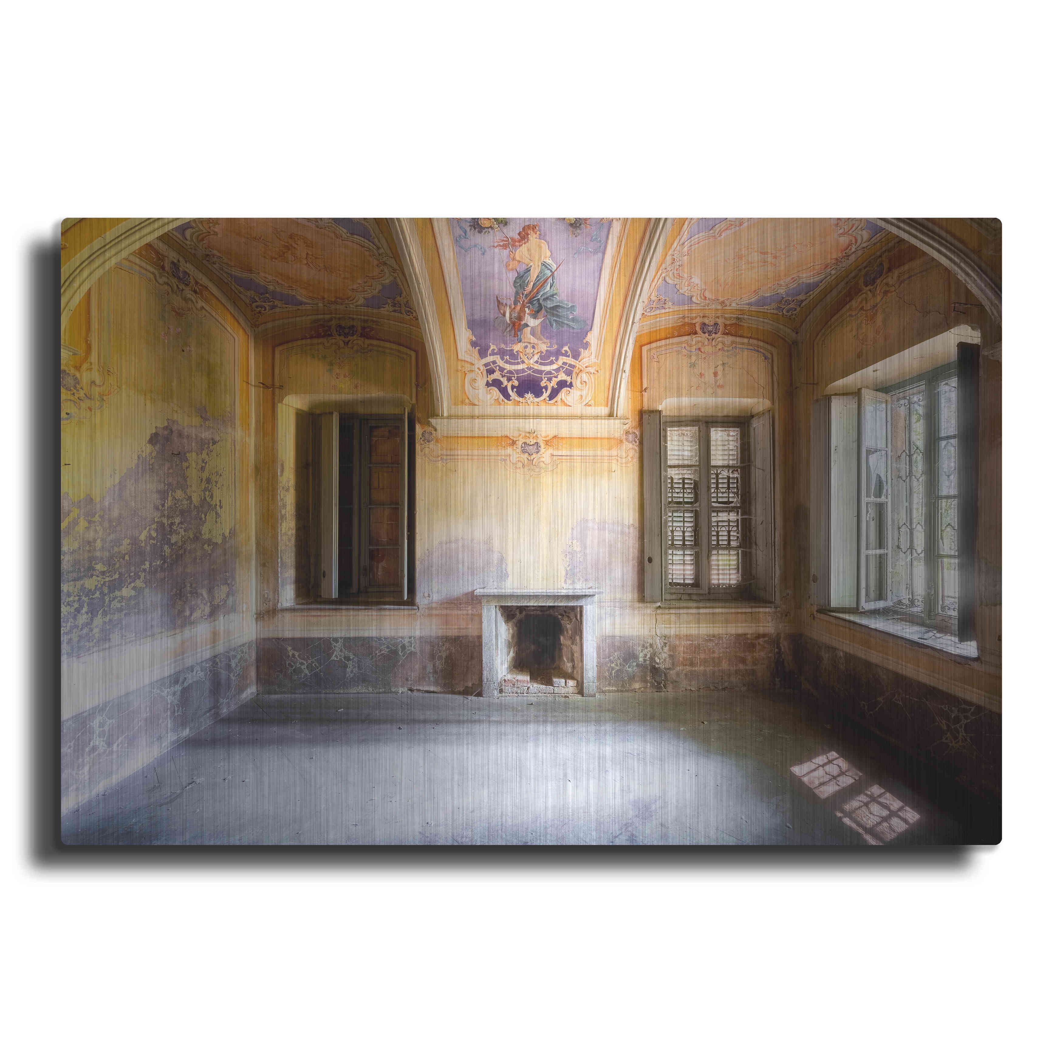 Luxe Metal Art 'Colored Farm' by Roman Robroek Metal Wall Art, 24"x16 ...