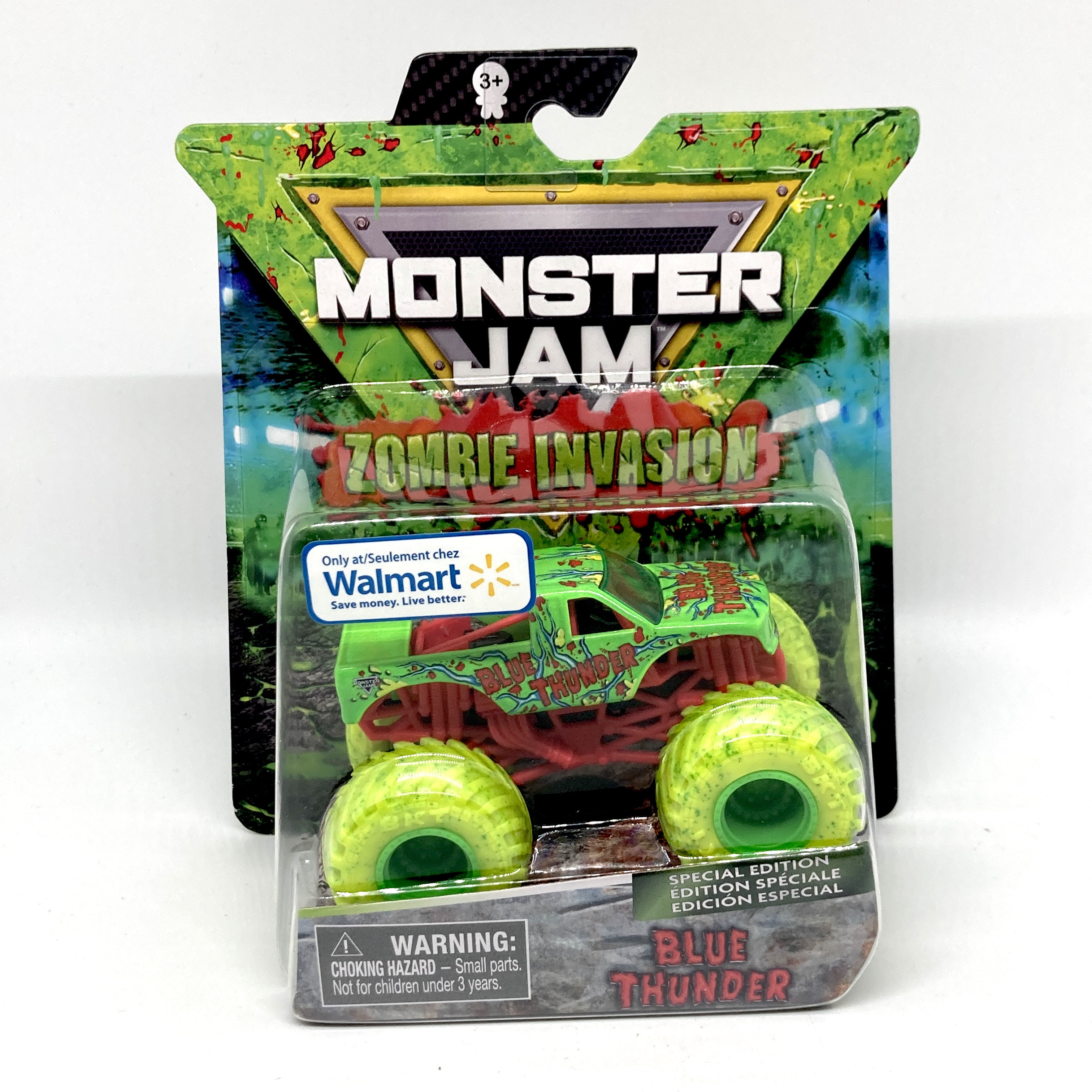 Monster Jam Walmart Exclusive Blue Thunder Zombie Invasion - Walmart.com