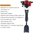 Handheld Trencher Digger Machine 52CC 2Stroke Garden Planting Digging ...