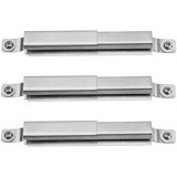 Set of Three Universal Adjustable Crossover Channel for Gas Grill ...