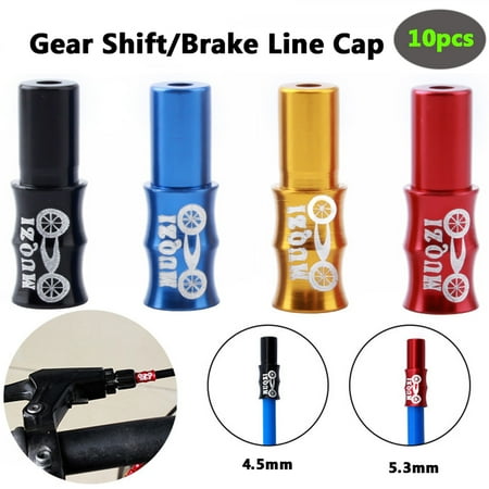 Volkmi 10pcs aluminum alloy variable speed brake line tube cap mountain ...