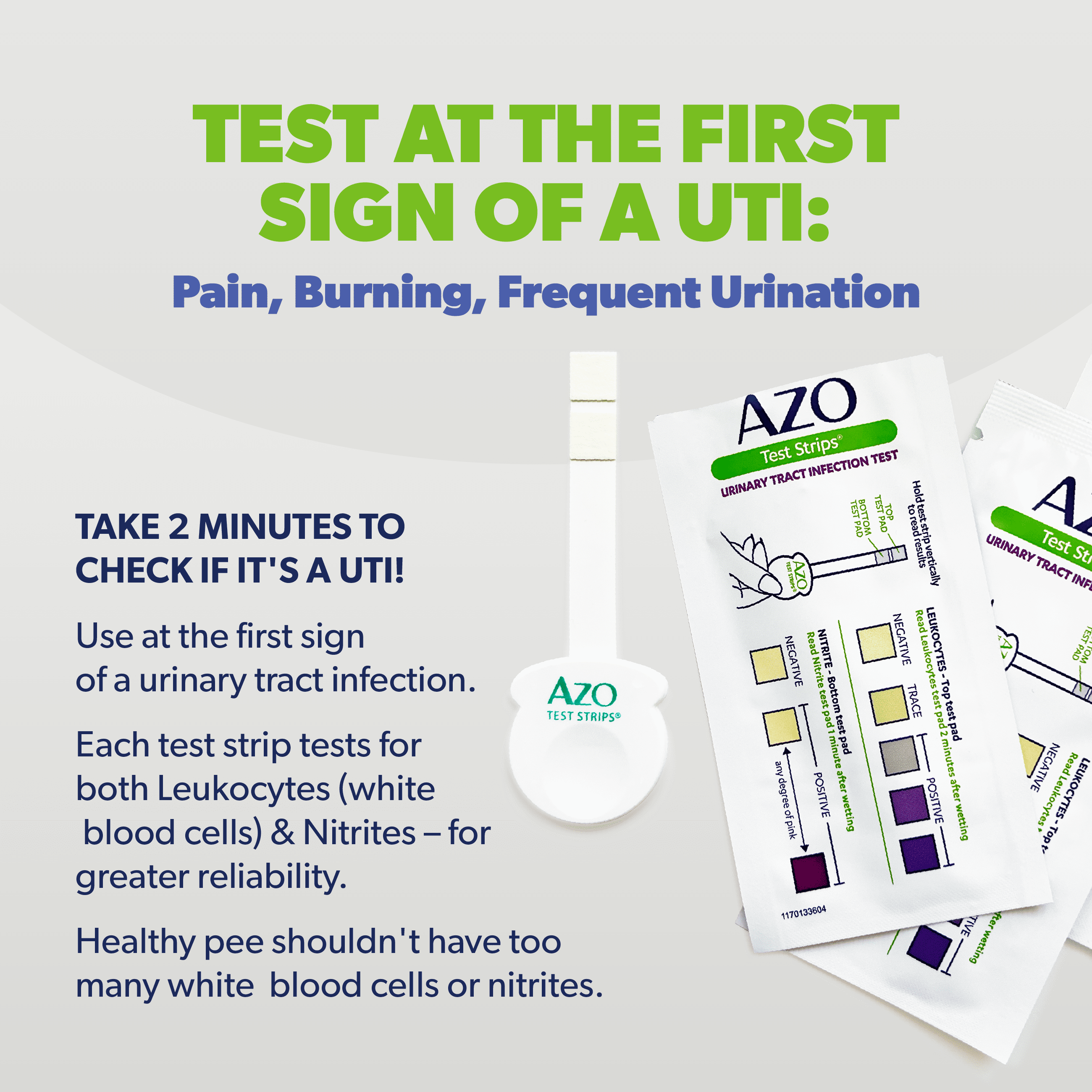 AZO UTI Test Strips, Easy to Use At-Home Test Kit, Nepal | Ubuy