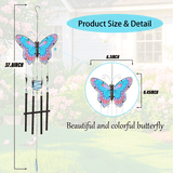 Outdoor Wind Chimes, Metal Wind Chimes, Colorful Butterfly Wind Chimes ...