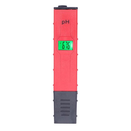 Portable Digital PH Tester, Red PH Test Pen, Backlight PH Tester, For ...