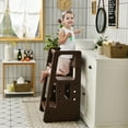 Infans Kids Kitchen Helper Tower Stand, Toddler Learning Stool with ...
