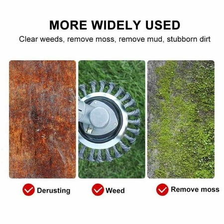 Grass Trimmer Head Steel Wire Weed Trimming head adapter kit Tools ...