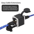 Locking RJ45 Female Clip Secure Ethernet Link For Net Expansion ...
