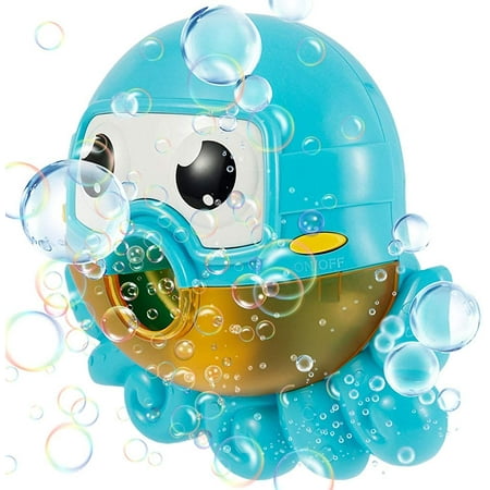 Octopus Bubble Machine Bath Toy, Automatic Bubble Blower with Pleasant Music, Bubble Making Toy ...