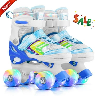 Unicorn Kids Toddler Roller Skates for Girl Light up &Adjustable Sizes ...