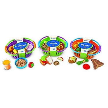 Learning Resources New Sprouts Complete Play Food Set, Multicolor ...
