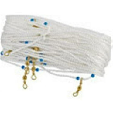 Eagle Claw 120' Fishing Line for Catfish, Floating Trotline with 25 ...