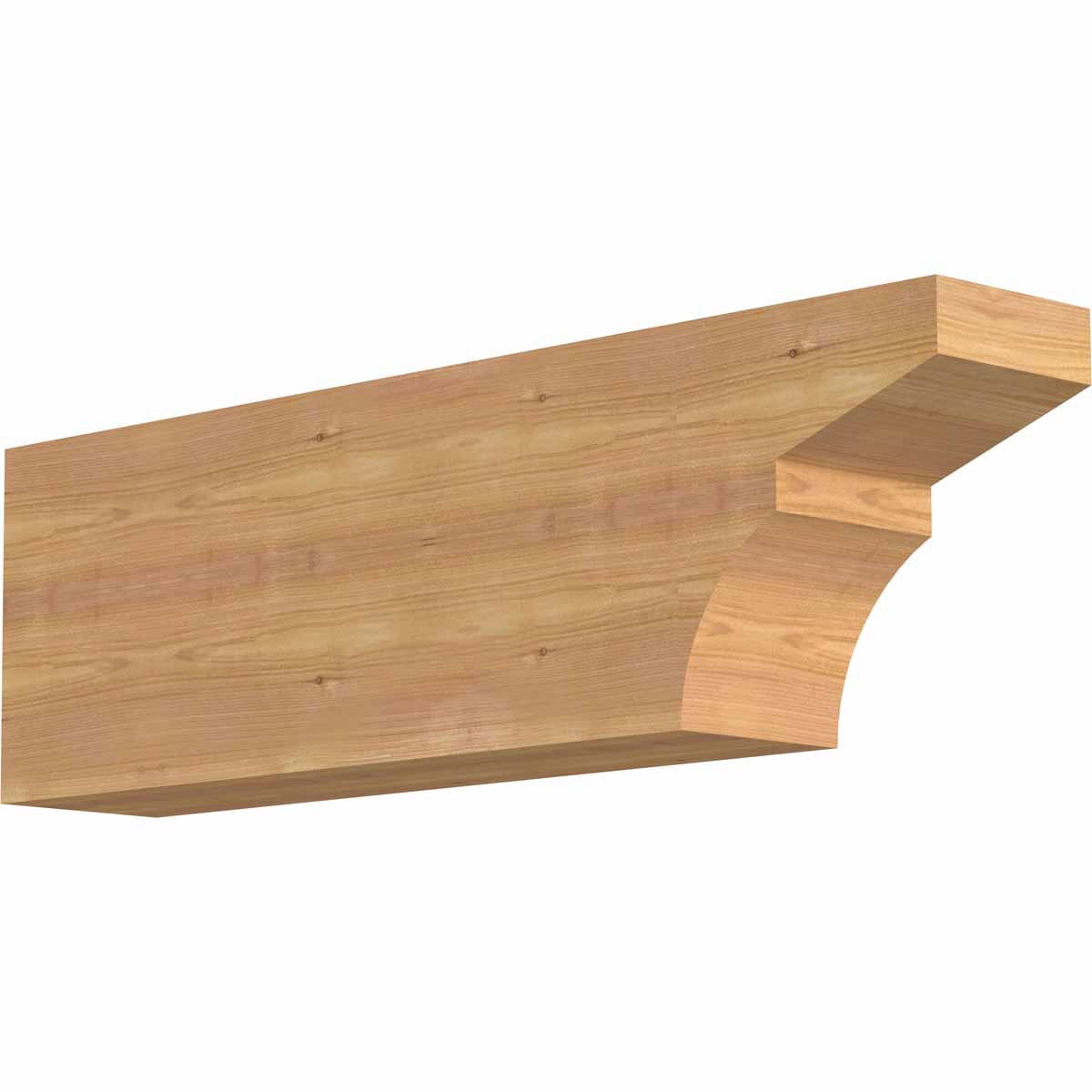 5 1/2"W x 10"H x 32"L Monterey Smooth Rafter Tail, Western Red Cedar ...