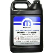 Mopar 68163848AB 10 Year / 150,000 Mile Coolant Concentrate - 1 Gallon ...