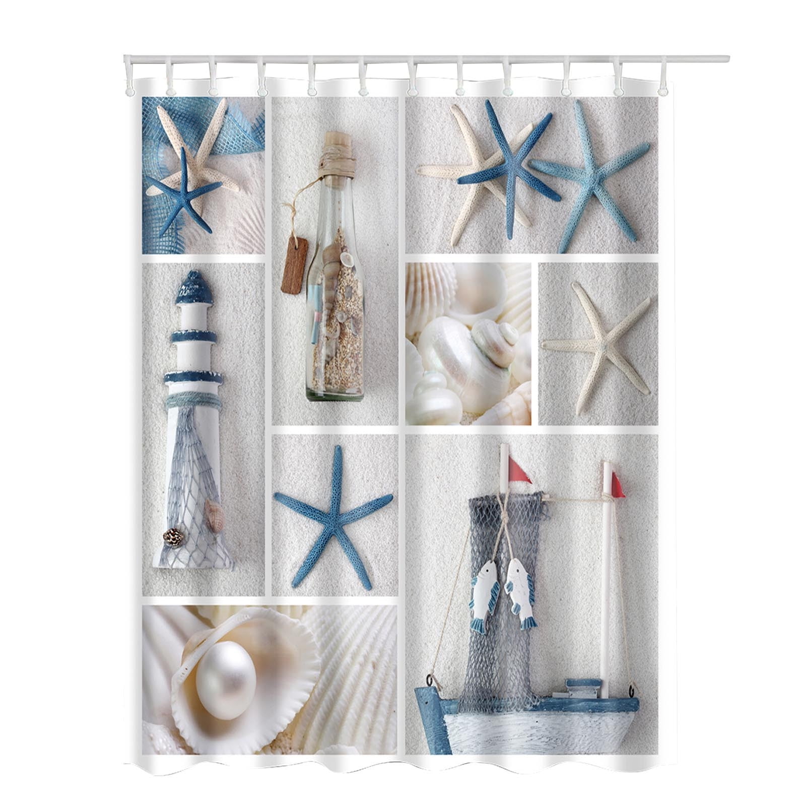 Click here for Pompotops Various Patterns Shower Shower Curtain B... prices