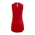 ANINEO Sundresses For Women Round Neck Ruffle Sleeveless Tank Casual A ...