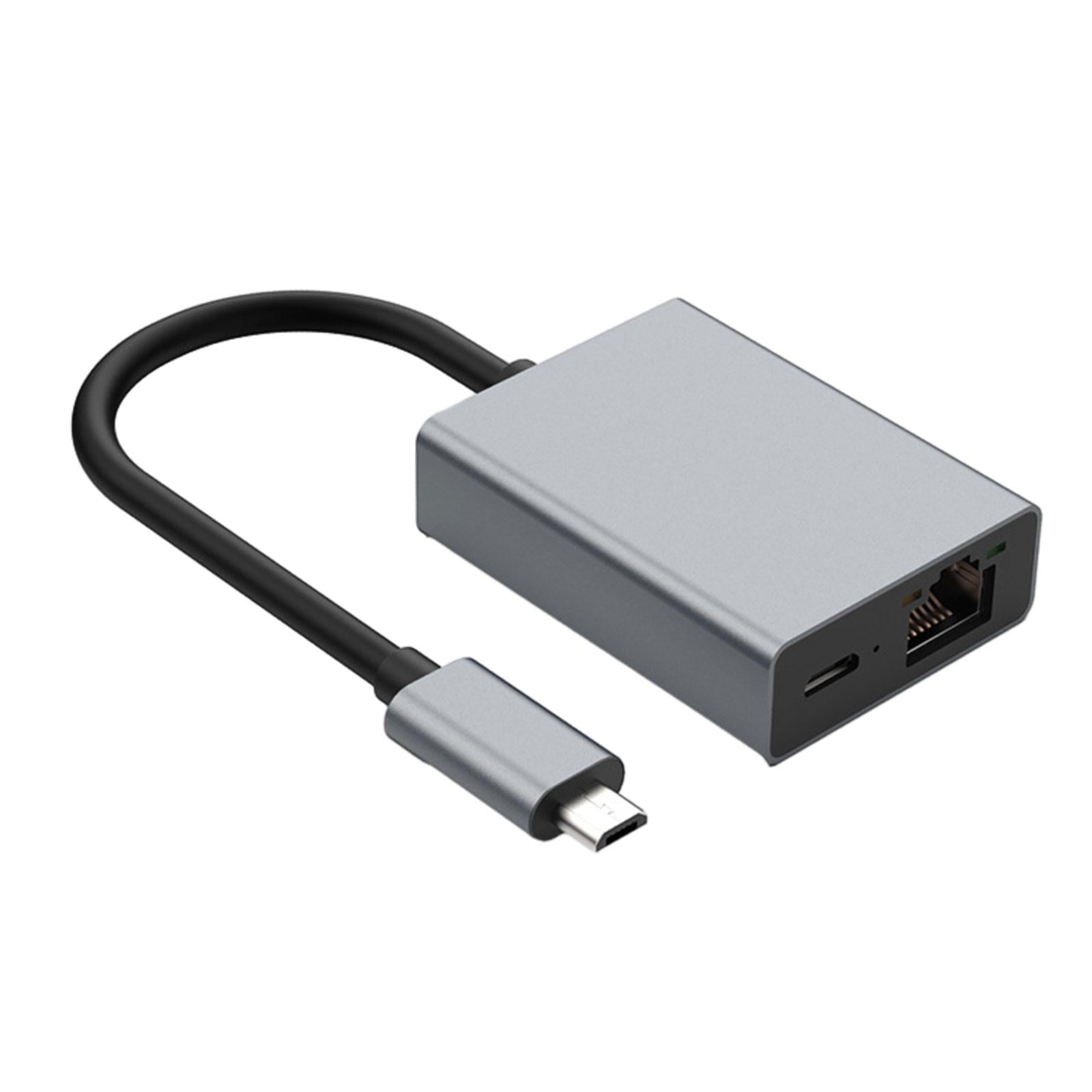 Wisewang 2 In 1 USB Ethernet Adapter Providing Seamless Internet Access ...