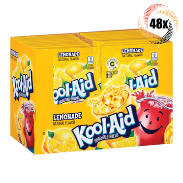 Kool-Aid Pink Lemonade Water Flavor Enhancer Packs | 48x Full Box ...