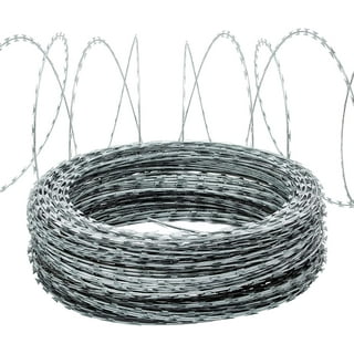 vidaXL Razor Wire Nato Helical Wire Fence Concertina Wire Galvanized ...
