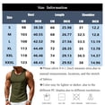 BRANROY Tank Tops for Men - Retro Big Size Elastic Color Contrast Gym ...