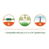 Elgo 6 Micro Sprinklers Set for use with Garden Hose - Walmart.com