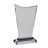 11.5" Clear Elegant Large Wave Shaped Trophy - Walmart.com