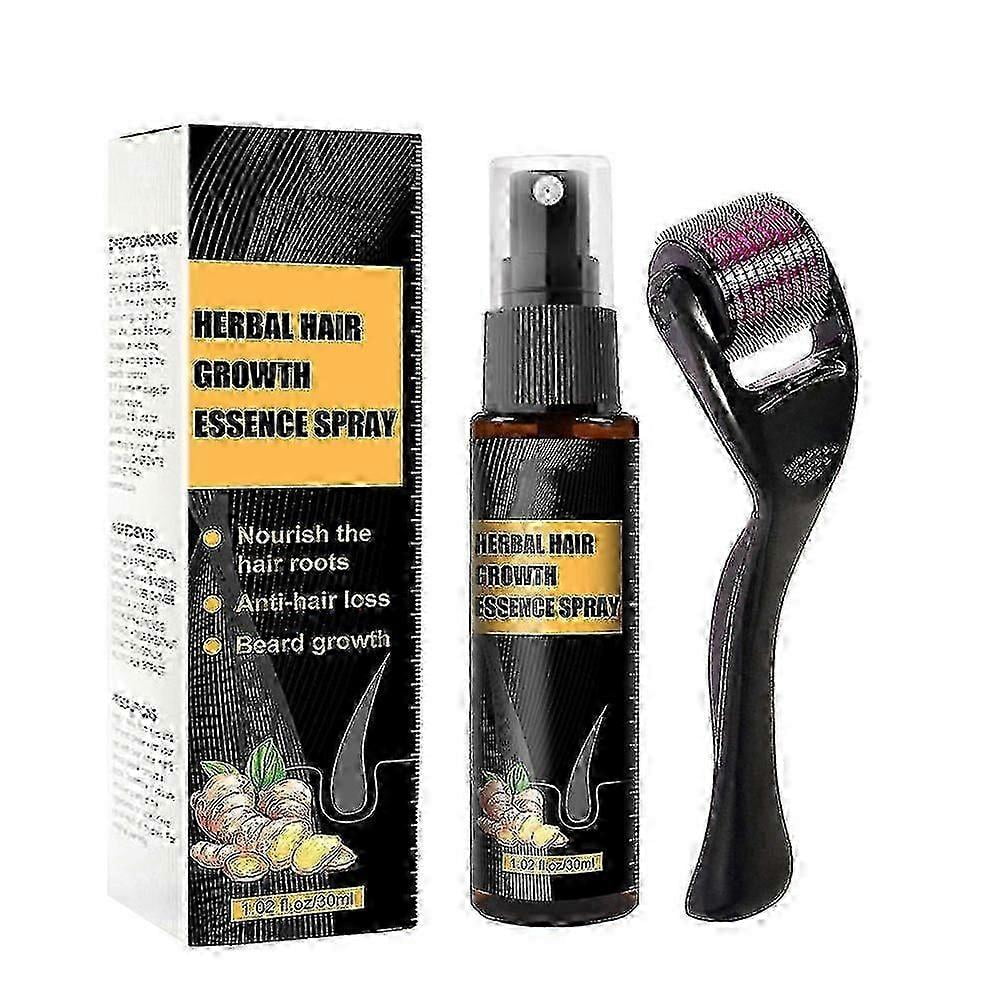 EELHOE Hair Regrowth Spray Serum Ginger Anti-Hair Loss Essentia ...