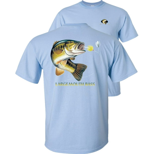 Fair Game Largemouth Bass T-Shirt, combination profile, Fishing Graphic ...