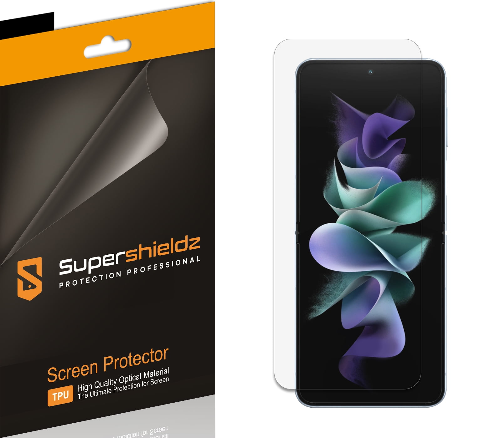 (2 Pack) Supershieldz Designed for Samsung Galaxy Z Flip 4 5G Screen ...