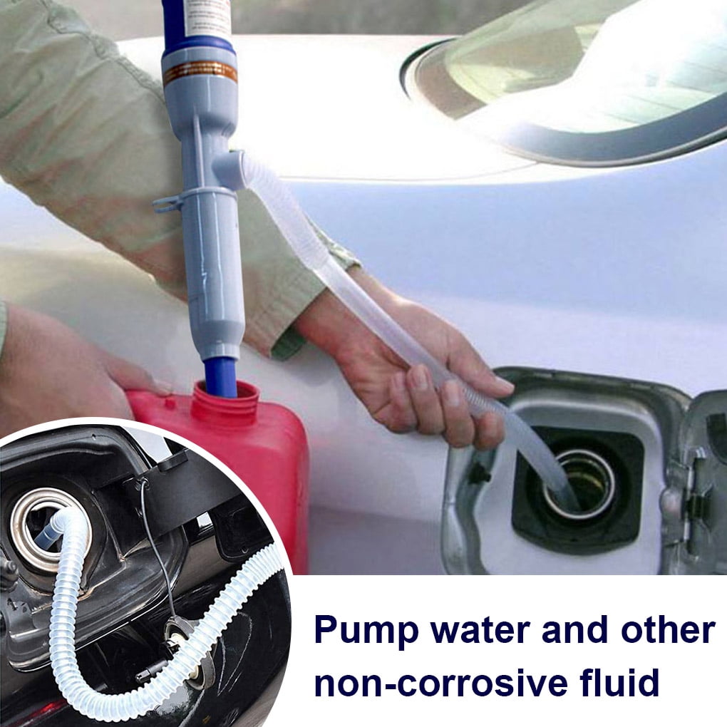 Buy Car Fuel Siphon Manual Electric Transfer Handheld Battery Powered ...