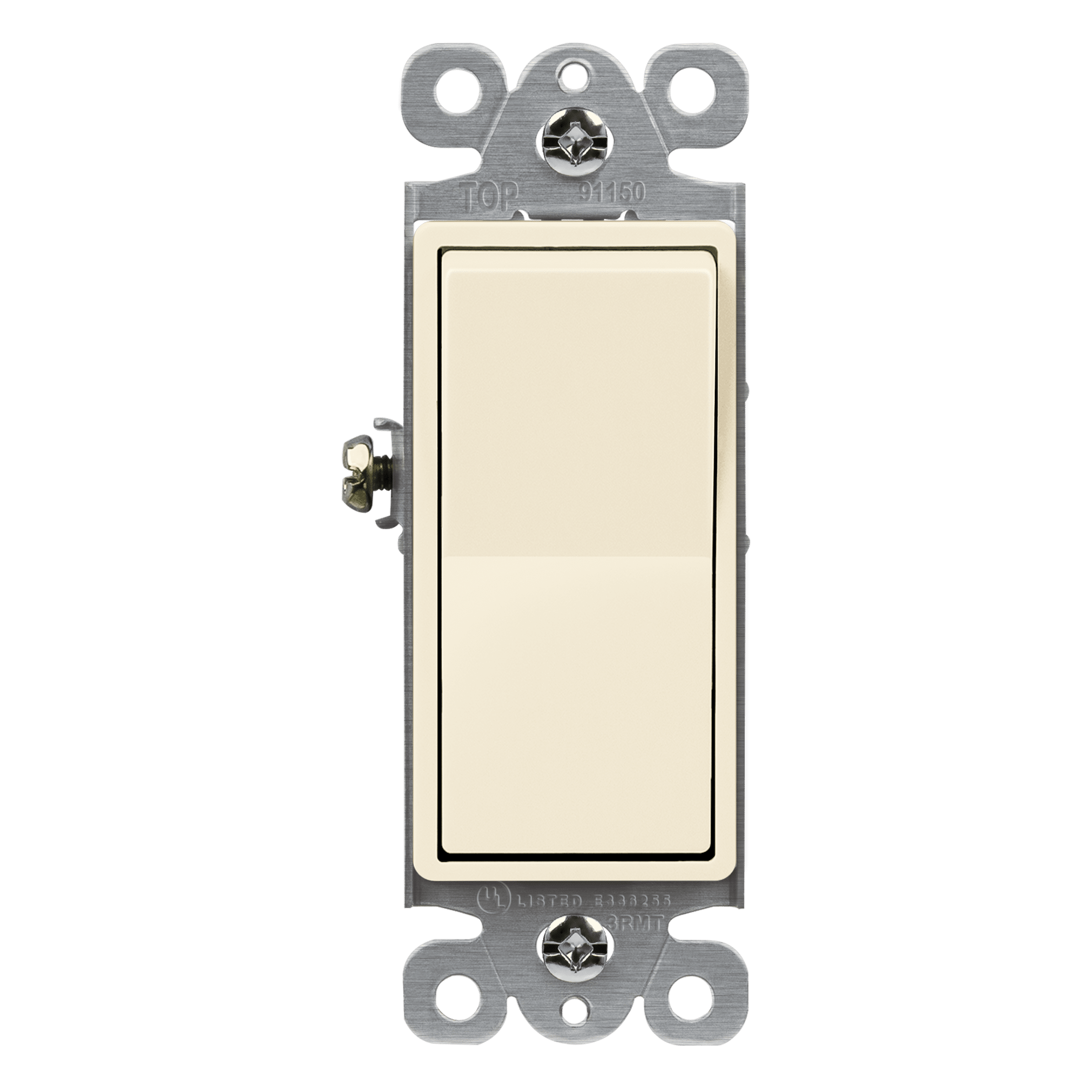 ENERLITES 3-Way Decorator Paddle Light Switch, Gloss Finish, Single ...