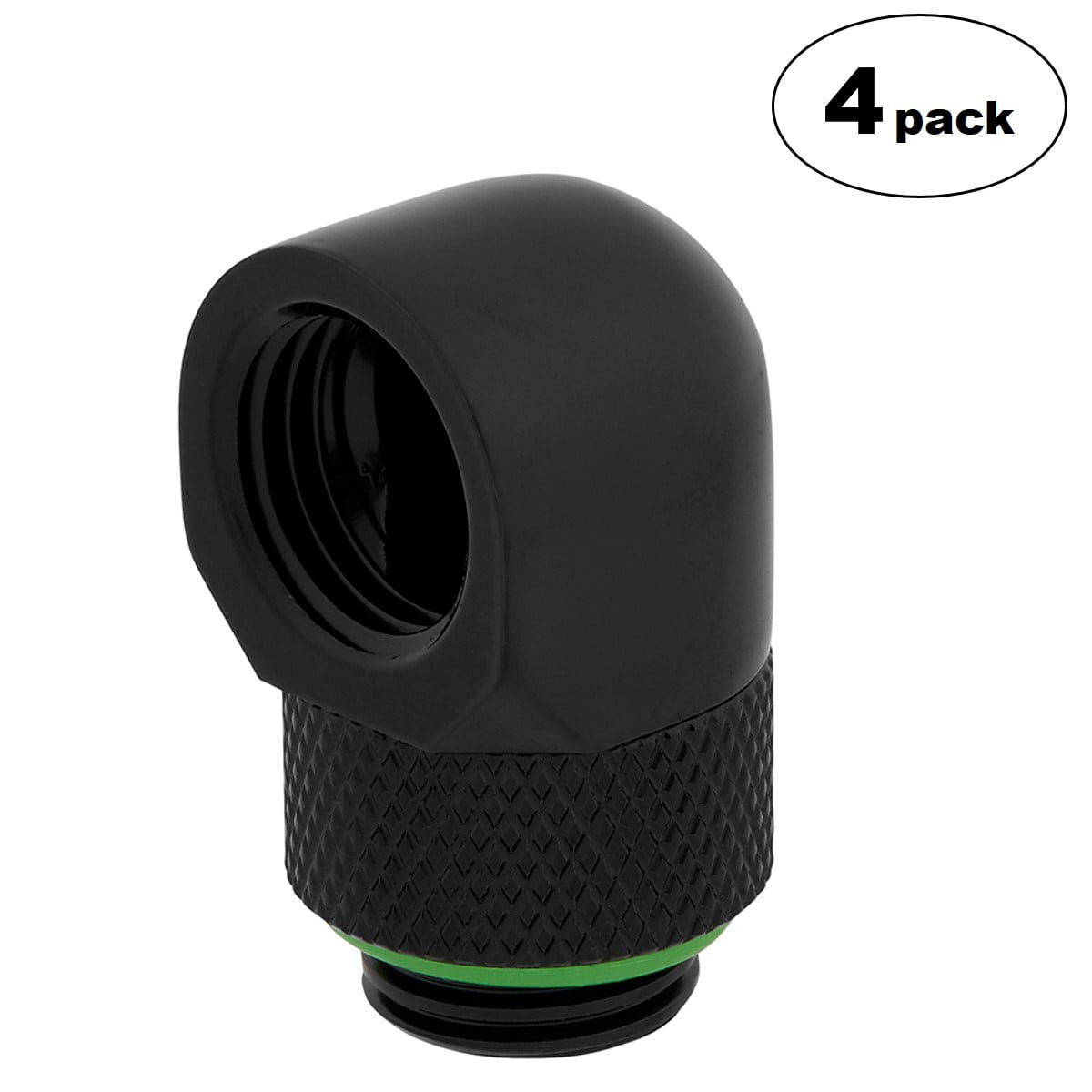 Corsair Hydro X Series 90° Rotary Adapter, Black, 4-pack - Walmart.com