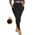 MeetoTime Plus Size Leggings with Pockets for Women Fall and Winter ...