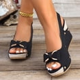 Bibifish Womens Espadrille Wedge Stylish Flexible Airy Open Toe Ankle ...