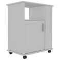 Home Square 2-Piece Set with Utility Sink with Cabinet and Kitchen Service Cart - Walmart.com