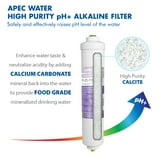 APEC pH+ Alkaline Mineral UV Sterilizer 75 GPD 7-Stage Under-Sink ...