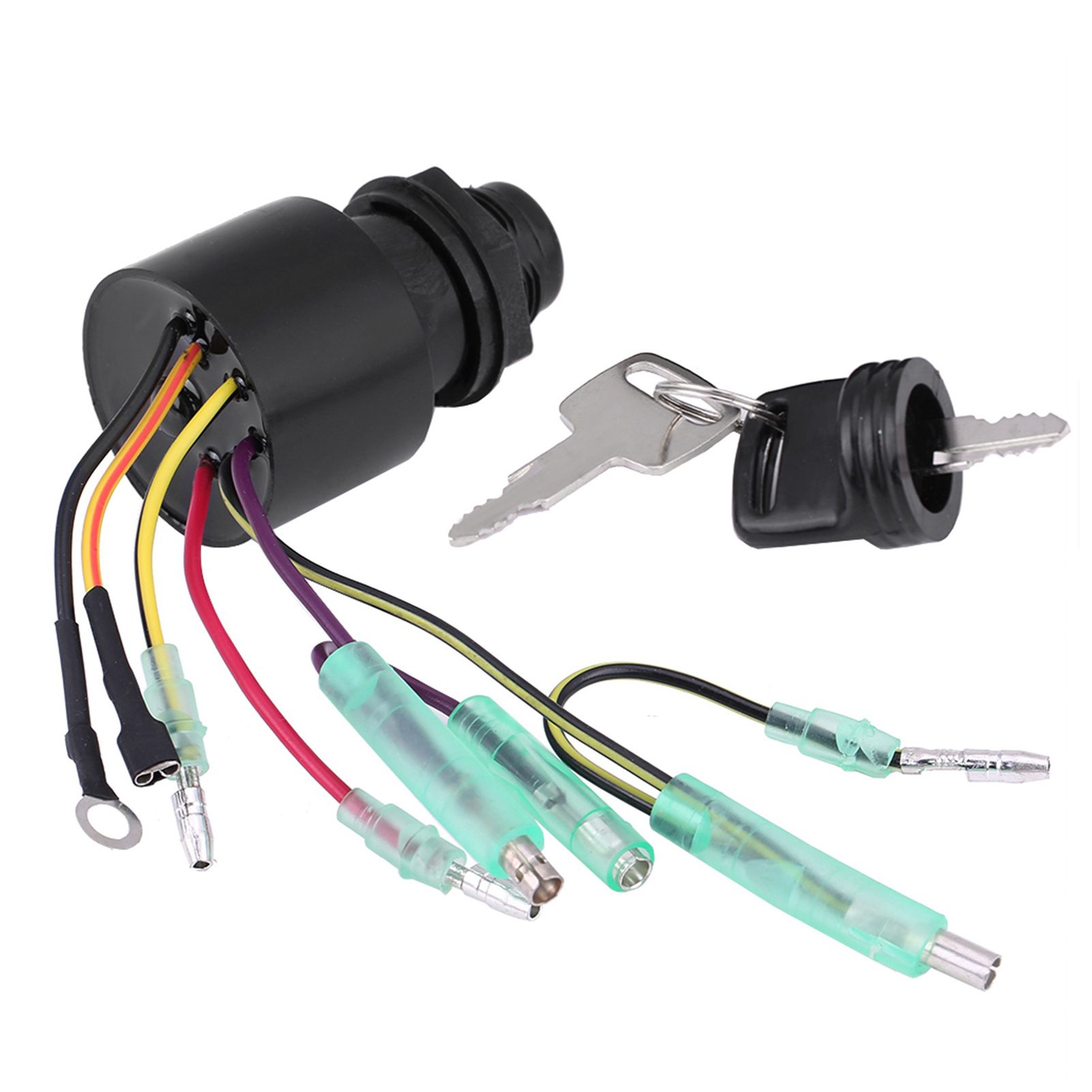 LAFGUR Ignition Switch Plug & Play Ignition Switch Key For Outboard ...