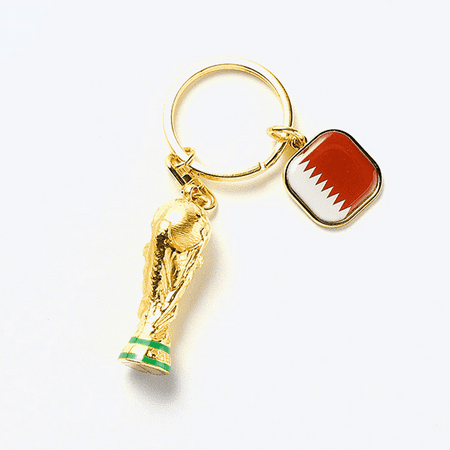 QUETO 2022 FIFA World Cup 3D Trophy Hanging Keychain, Qatar World Cup ...