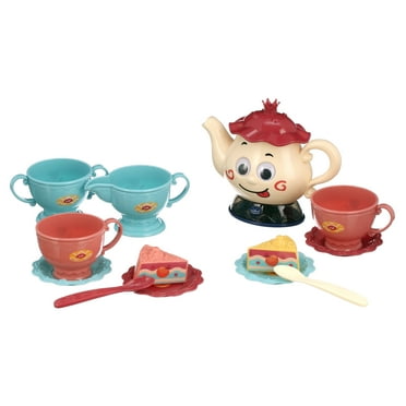 Welltop 46PCS Kids Plastic Pretend Play Tea Set Toys, Child's Teapot ...
