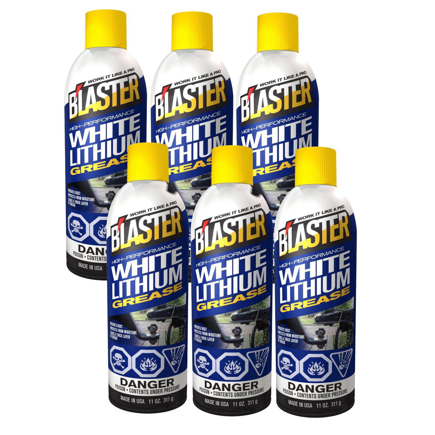 Blaster White Lithium Grease 6-Pack - Walmart.ca