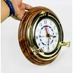 Nagina International Nautical Time Tide Clock On Premium Wooden Base ...