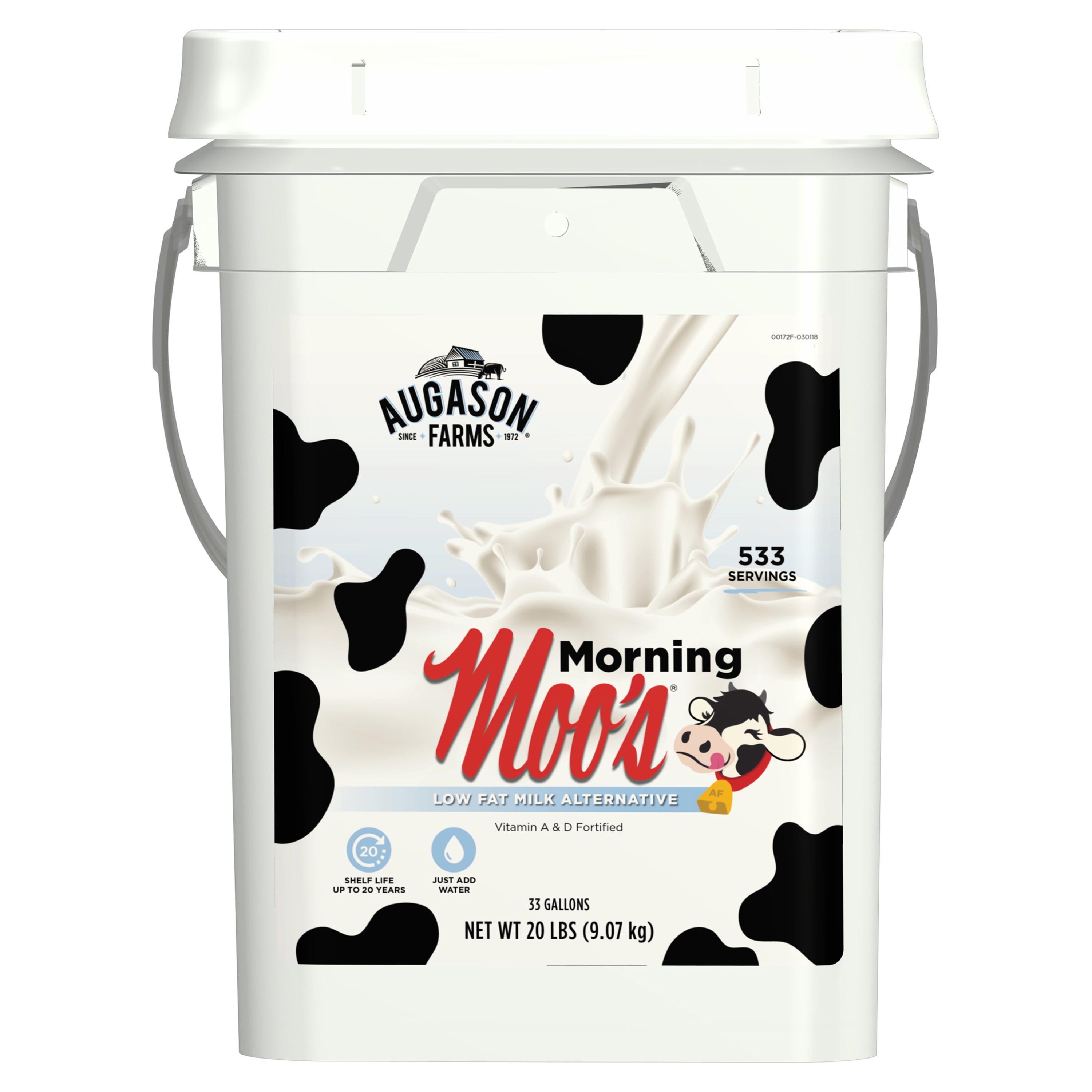 Augason Farms Morning Moo’s® Low Fat Milk Alternative Certified Gluten Free Emergency Bulk Food ...