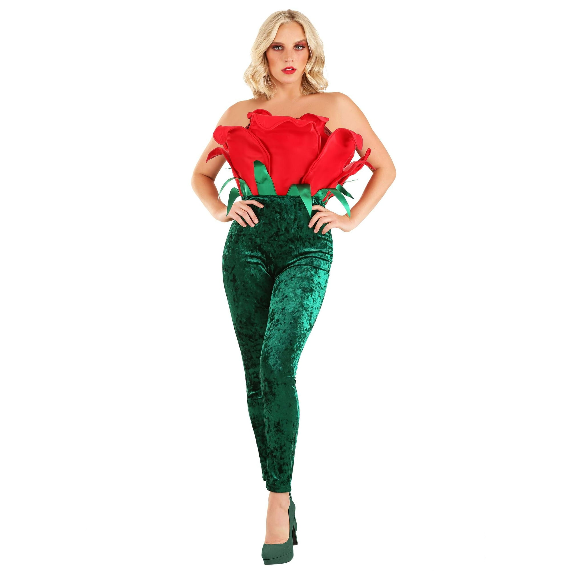Click here for Fun Costumes Womens Red Rose Costume M prices