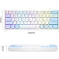 MageGee Mini 60% Gaming Keyboard, RGB Backlit 61 Key Ultra-Compact ...