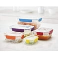 Nest Lock Plastic BPA Free Food Storage Container Set with Lockable ...