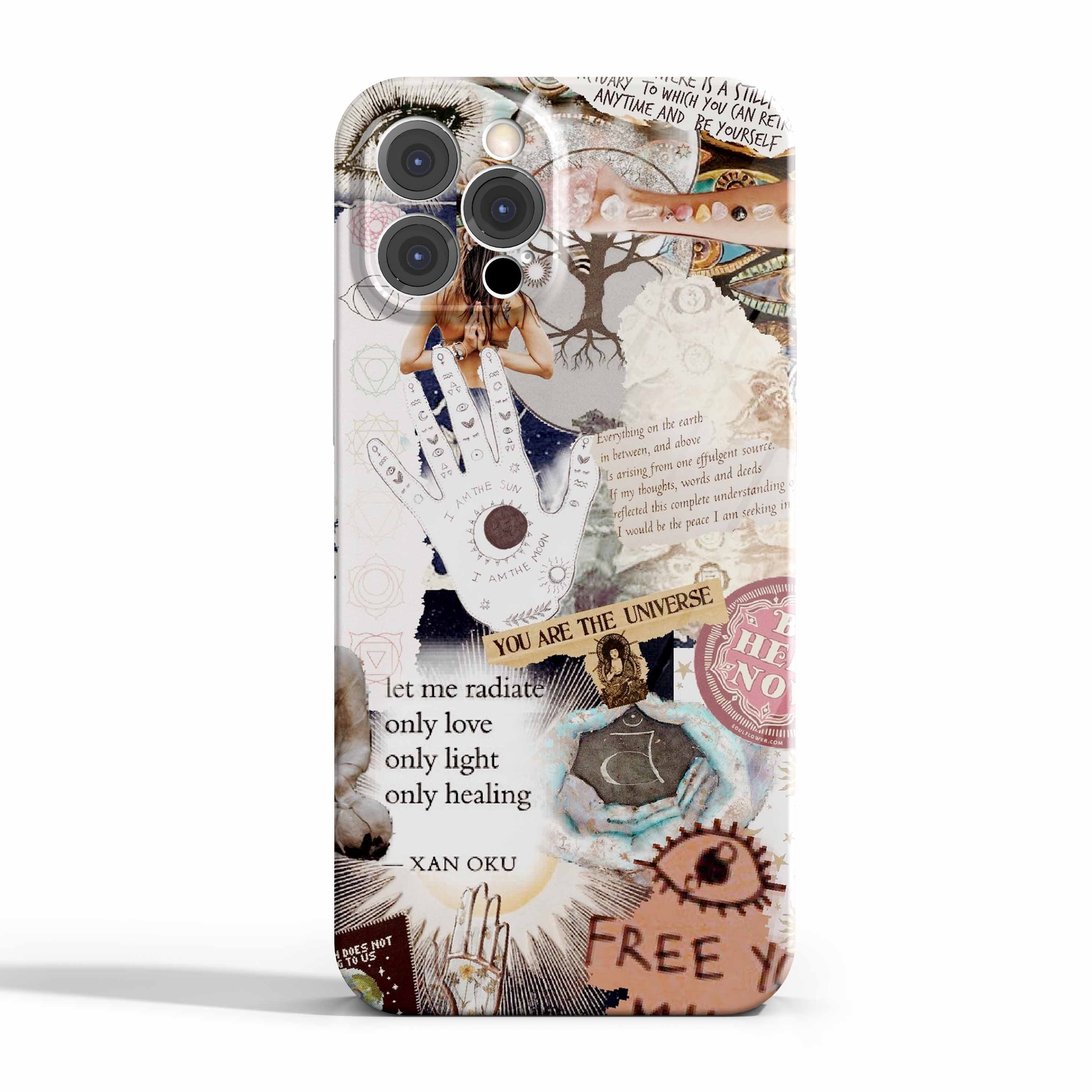 Aesthetic Collage Case for iPhone 13 Pro Max,Aesthetic Art Design Full Cover Protective Case ...