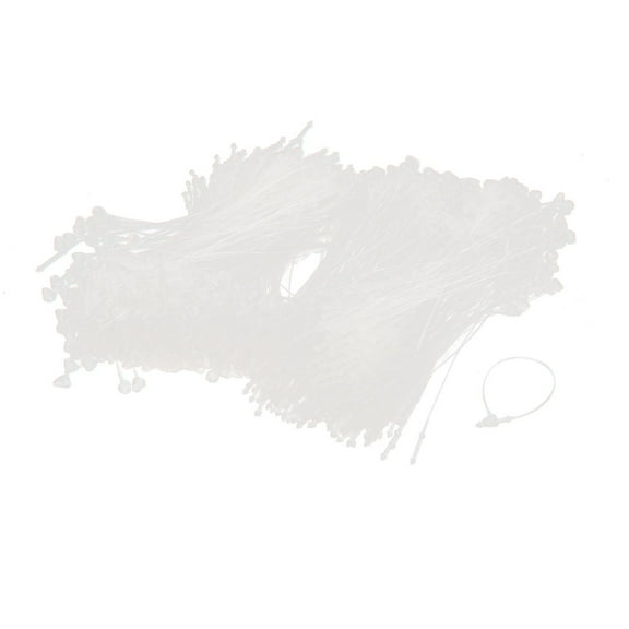 2000Pcs 3 Inch Plastic Black Tag Loops Hang Tag String Security Price ...