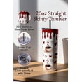 SBEMP American Flag Biker Design 20Oz Straight Skinny Tumbler ...