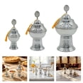 AOOOWER Artistic Metal Fruit Bowl with Traditional Arabian Pattern ...
