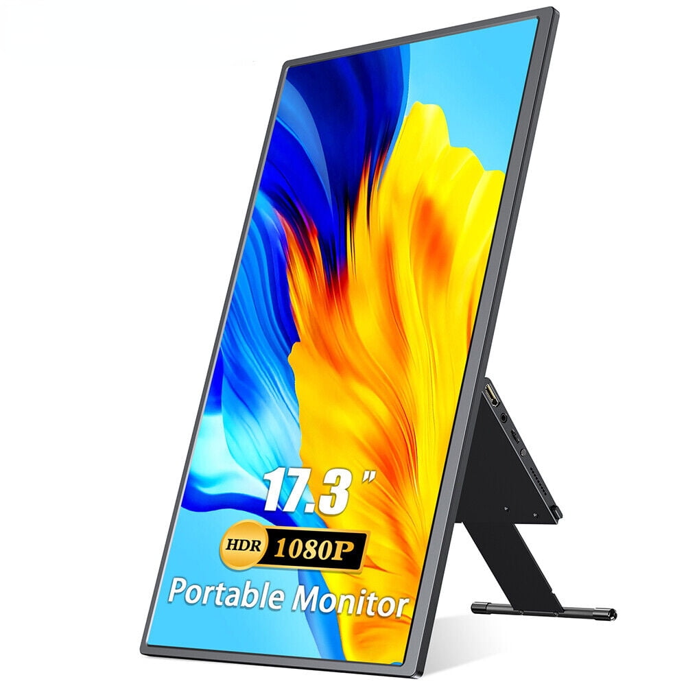 17.3" Portable Monitor 1080P Extended Second Screen Vertical For ...