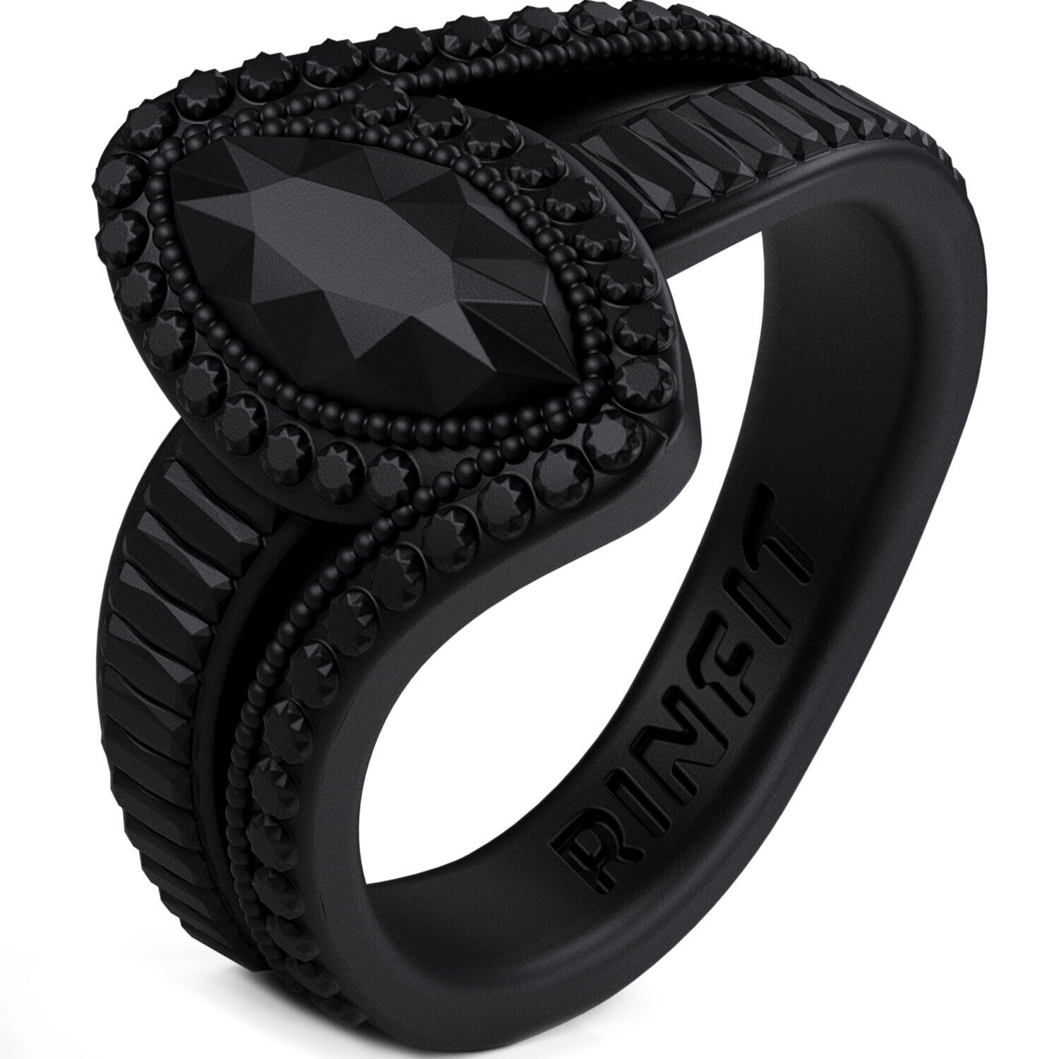 NEW! Rinfit Silicone Wedding Ring for Women - Soft Rubber Wedding Band ...
